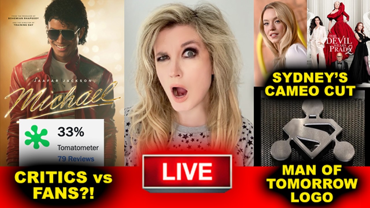 Michael Movie Rotten Tomatoes Score! Sydney Sweeney Cameo CUT! Man of Tomorrow 2027 Logo James Gunn