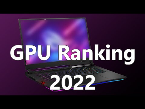 Laptop GPU ranking 2022 - best GPUs for gaming