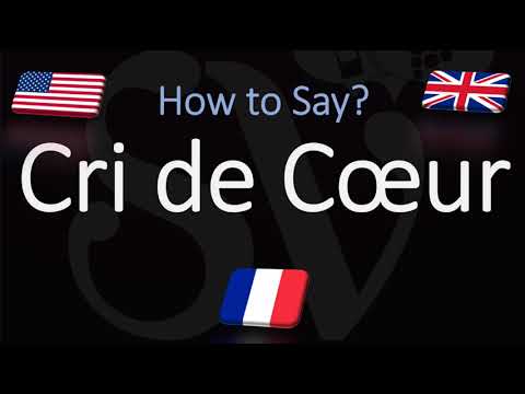 How to Pronounce Cri de Cœur? (CORRECTLY)