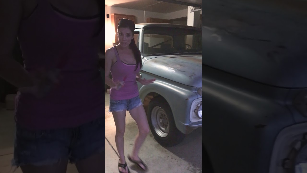 1966 Ford F-250 engine start up!