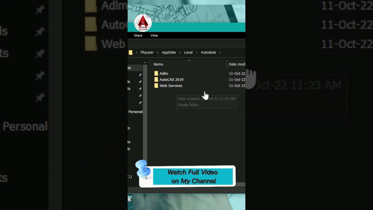 How to fix AutoCAD Error |Fatal Error Report | #shorts