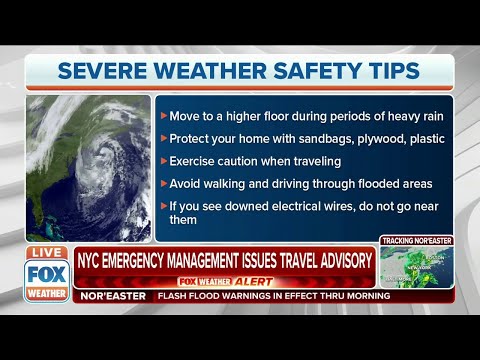 Steps to stay safe as potentially powerful nor'easter hammers East Coast