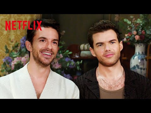 Jonathan Bailey (Anthony) Passes the Torch to Luke Newton (Collin) | Bridgerton: Season 3 | Netflix