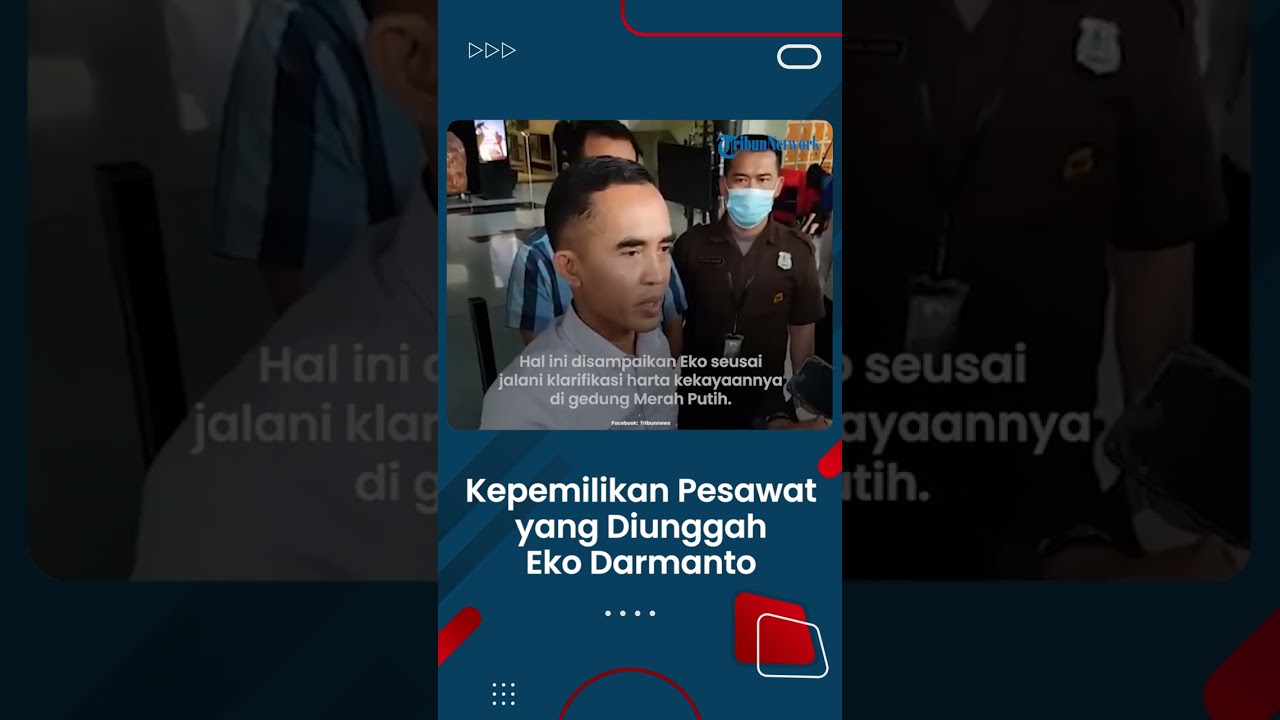 Eko Darmanto Eks Kepala Bea Cukai Yogyakarta Klarifikasi Kepemilikan Pesawat yang Diunggah di ...