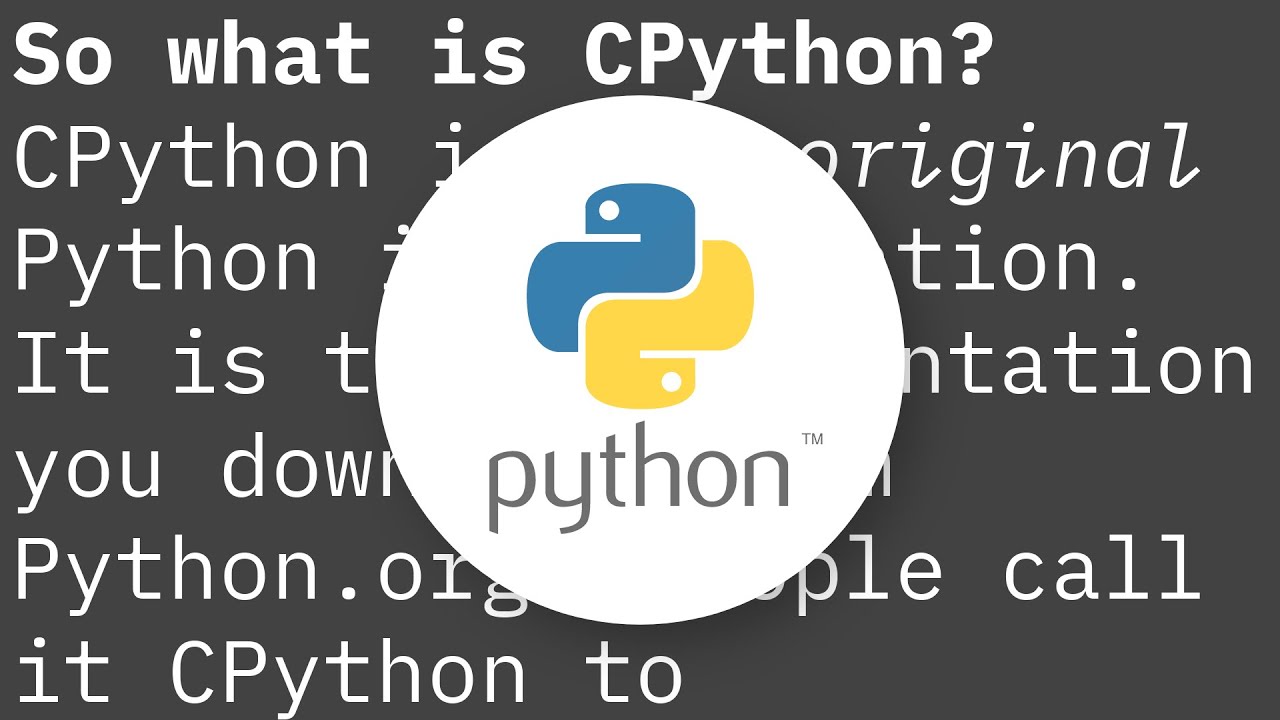 Python vs Cpython