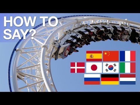 How to Say 'Roller Coaster' in 10 Languages