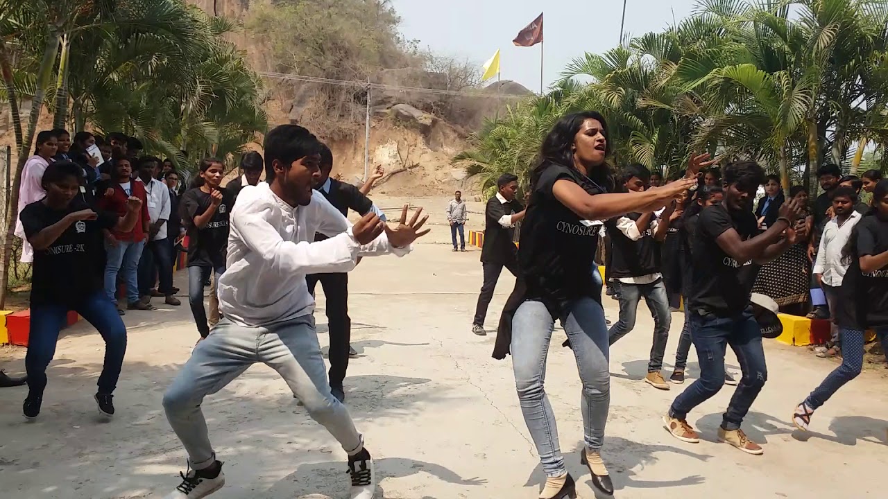 Aims college warangal flash mob