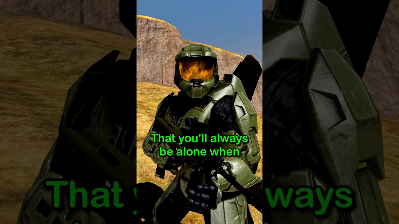 Our toughest battles are fought alone. #halo #memes #masterchief