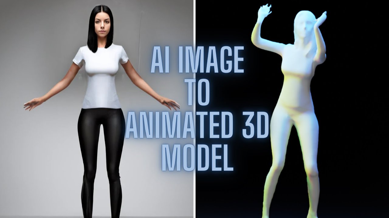 AI Image to Animated 3D Model Workflow Using Stable Diffusion, DALLE and Mixamo| Day 260 Blender
