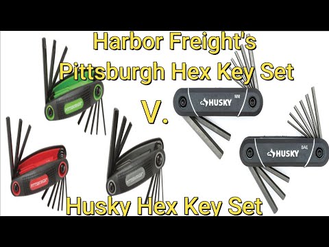 Harbor Freight's Hex Key Set v Husky