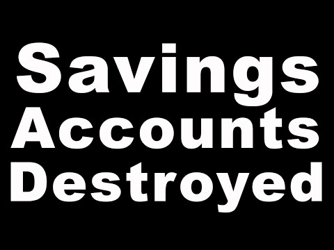 The FED is About To Destroy Your Savings Account! Move Your Money Now! [Negative Interest Rates]