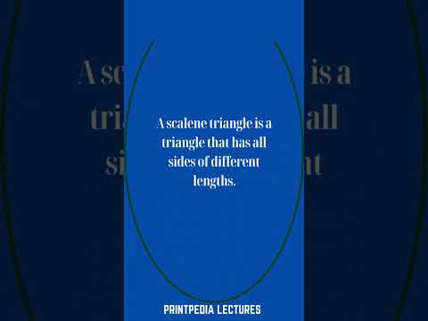 What is a scalene triangle? #shorts #math #geometry