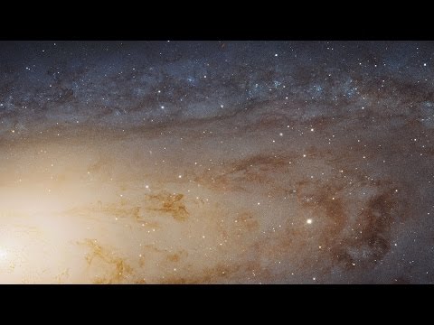 Andromeda Galaxy (Messier 31) in High Definition Panoramic View