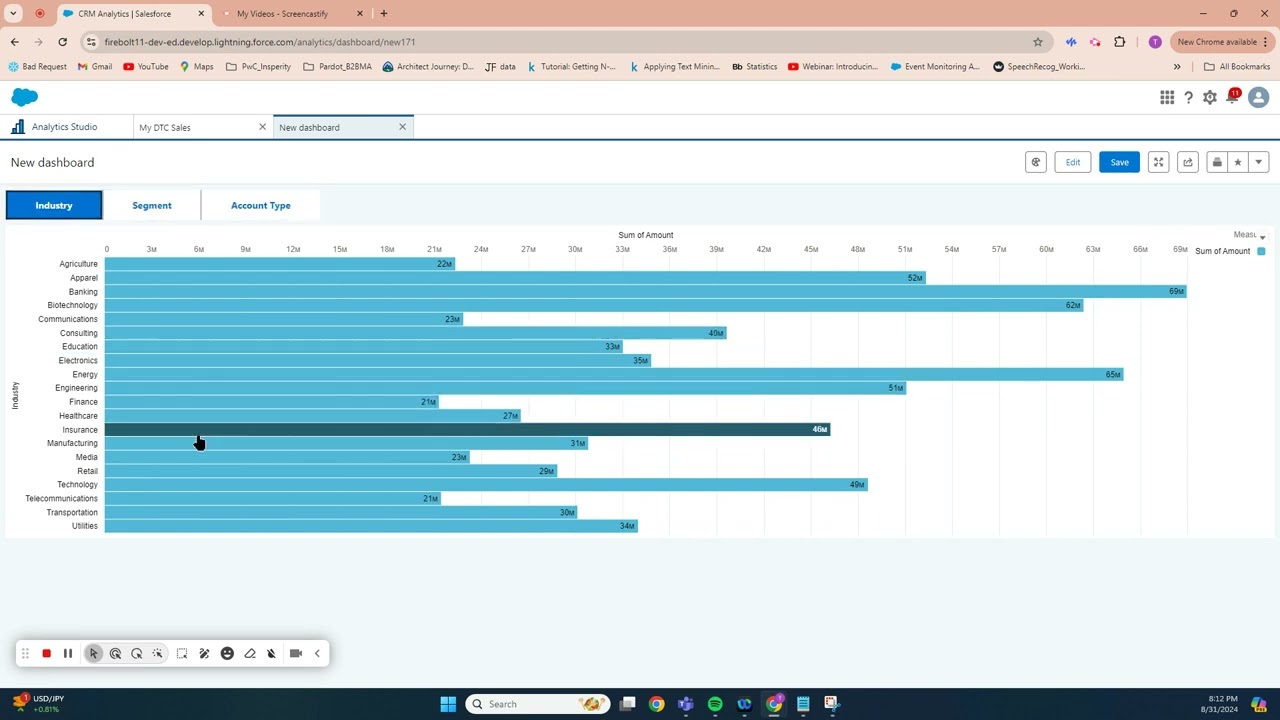 2.1 Selection Binding Part 1: Salesforce CRM Analytics