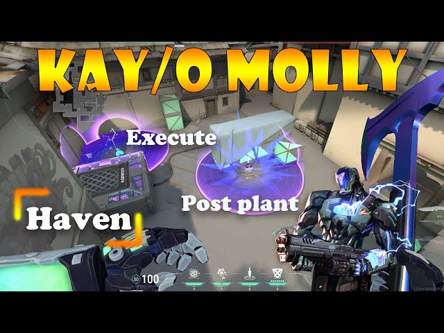 All KAY/O lineups in Valorant’s Haven