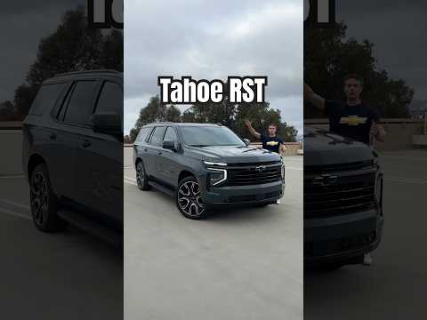 Meet the 2025 @Chevrolet Tahoe RST! #chevy #tahoe #ford #toyota #chevytahoe #cars #newcars