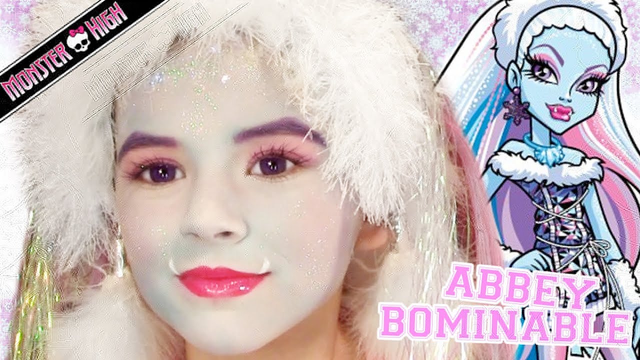 Abbey Bominable Monster High Doll Halloween Costume Makeup