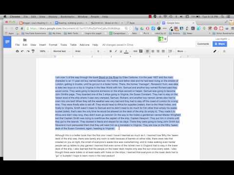 Creating a Blog Post using Blogger.com