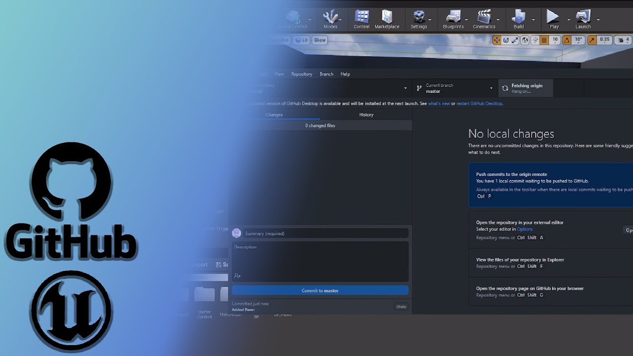 Unreal Engine | GitHub Beginner Tutorial