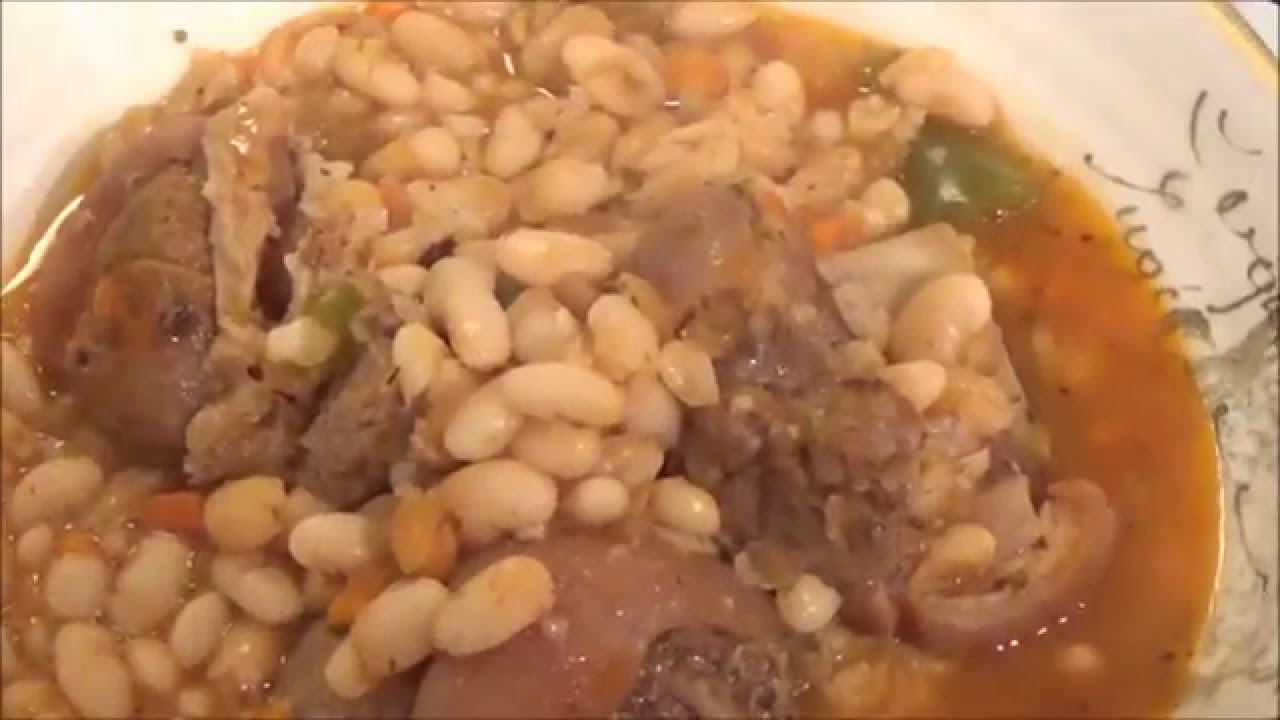 Pork Shoulder with Navy Beans