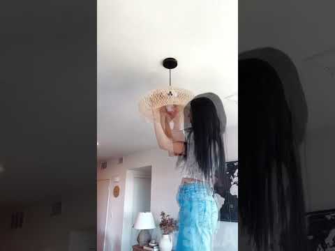 Muto Rustic Twine Pendant Light