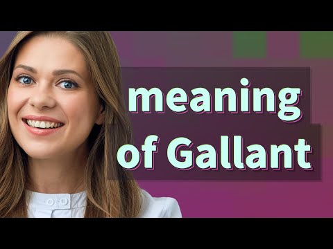 Gallant | meaning of Gallant