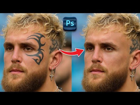 How to remove tattoo in adobe Photoshop
