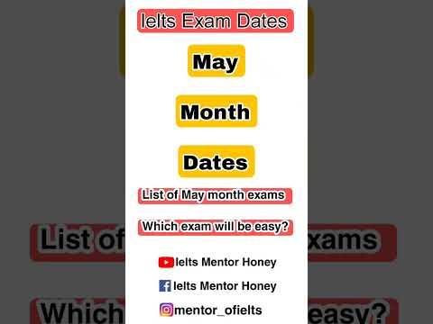 Ielts May 2023 Month Exam Dates | Ielts April Exams 2023 #shorts #ielts