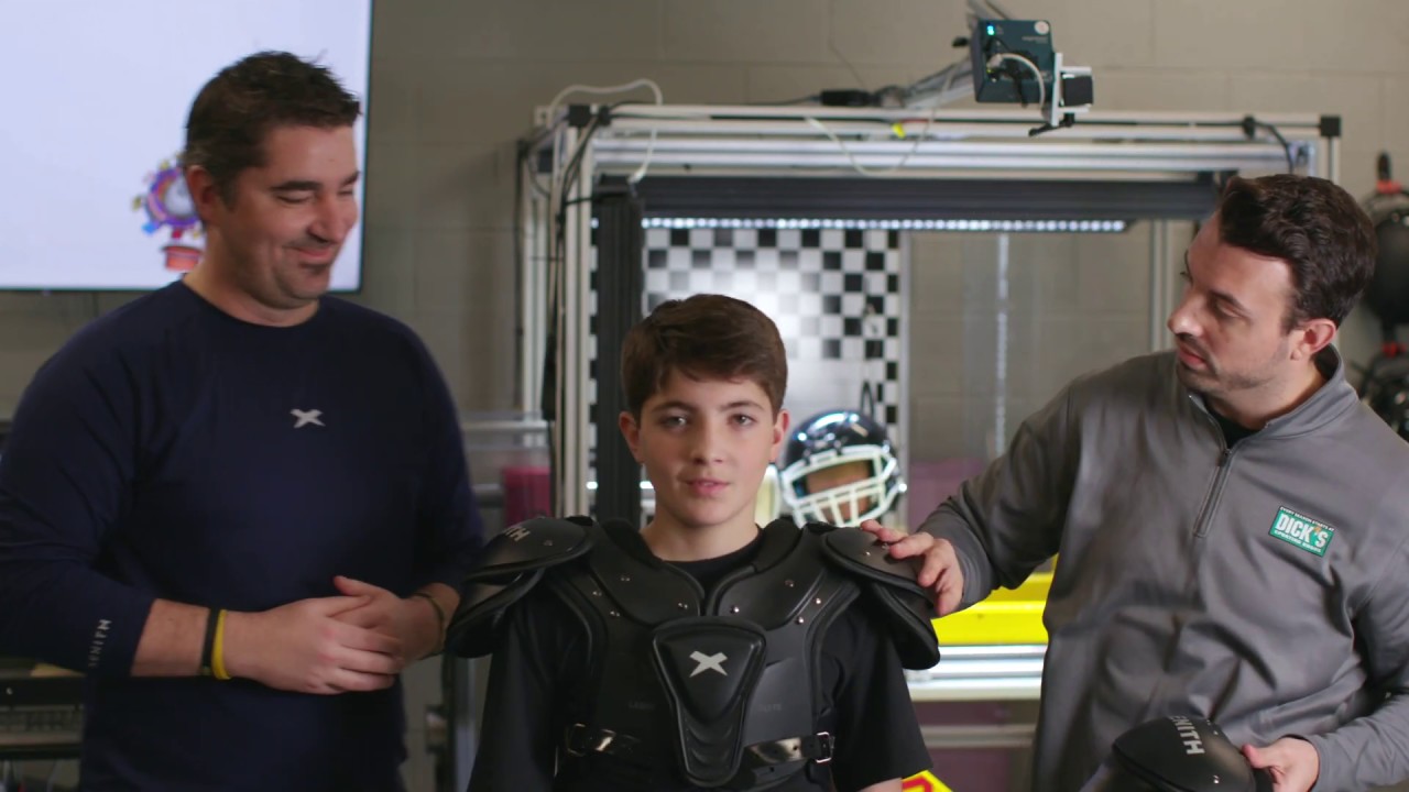 Xenith Youth Flyte Shoulder Pads Presented by Dick's Sporting Goods