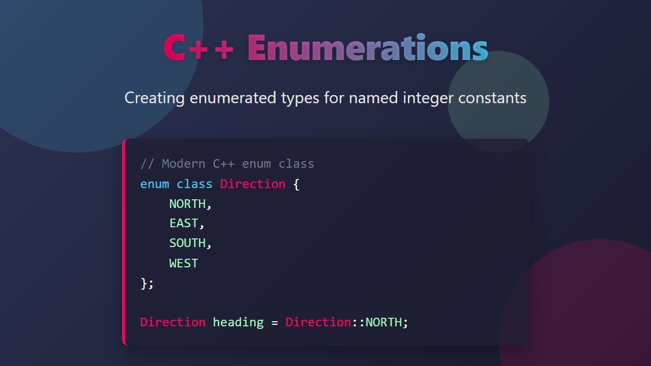 C++ Enumerations Explained for Beginners: enum vs enum class
