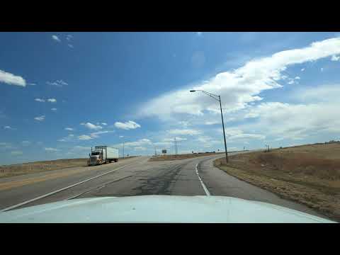 Driving from Benkelman to Haigler, Nebraska / Middle of Nowhere / Spring 2022 Western USA trip