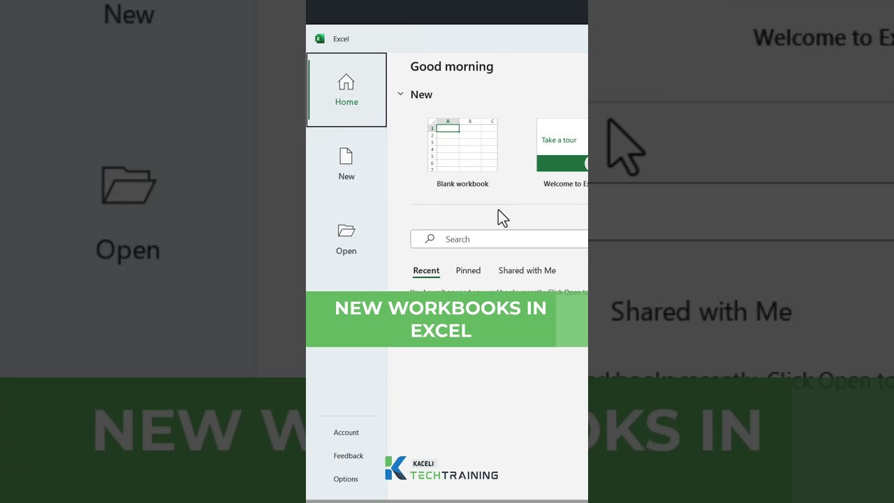New Workbooks in Excel #microsoft #kacelitutorials #microsoftoffice