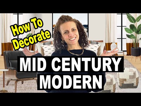 Mid Century Modern Style Interior Design | How To Decorate Mid Century Modern In 2024