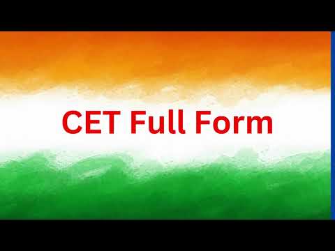 CET Full Form #CET #CETmeaning #CETFullForm