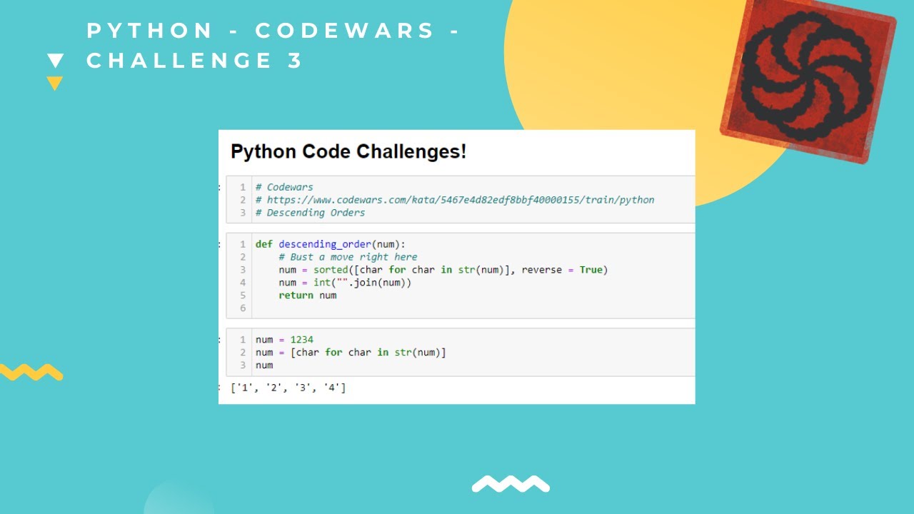 Python | Codewars | Descending Order