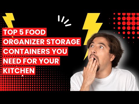 【FOOD ORGANIZER STORAGE CONTAINERS】