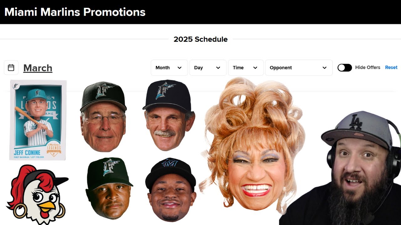 MIIAMI MARLINS 2025 PROMOTIONAL SCHEDULE! (FULL LIST)