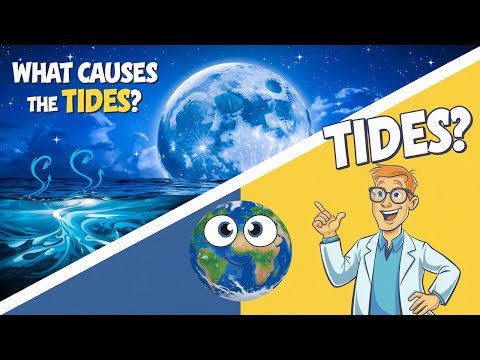 What Causes Tides? | The Moon, Gravity & Ocean Waves Explained for Kids!