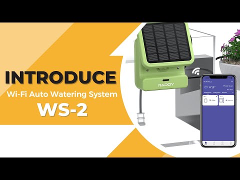 Go Green and Smart: Raddy WS-2 Smart Solar Auto Irrigation System Explained! 🍃🔆