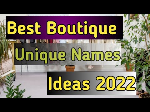 Boutique Name Ideas | Boutique Name List | Shop Name Ideas | #shopnameideas