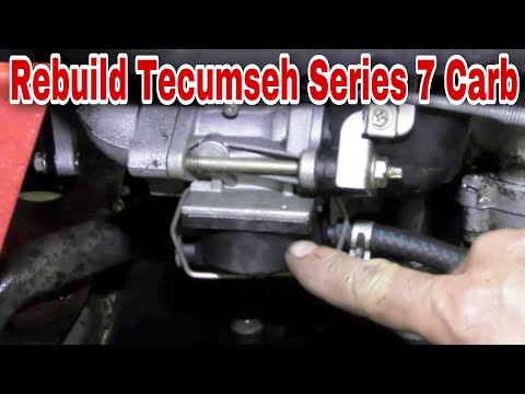 How To Rebuild A Tecumseh Series 7 Plastic Float Bowl Carburetor - Maximum MowerDrive