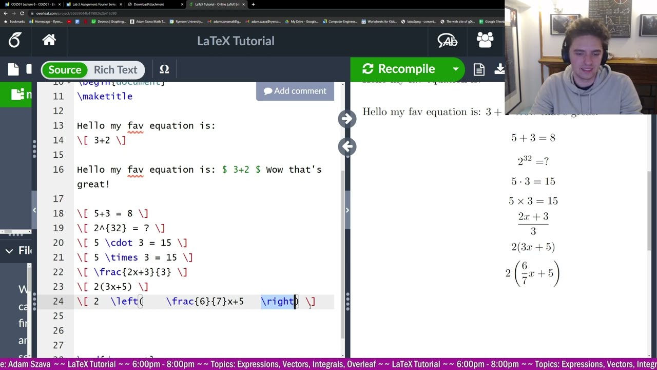LaTeX Tutorial (for Beginners)