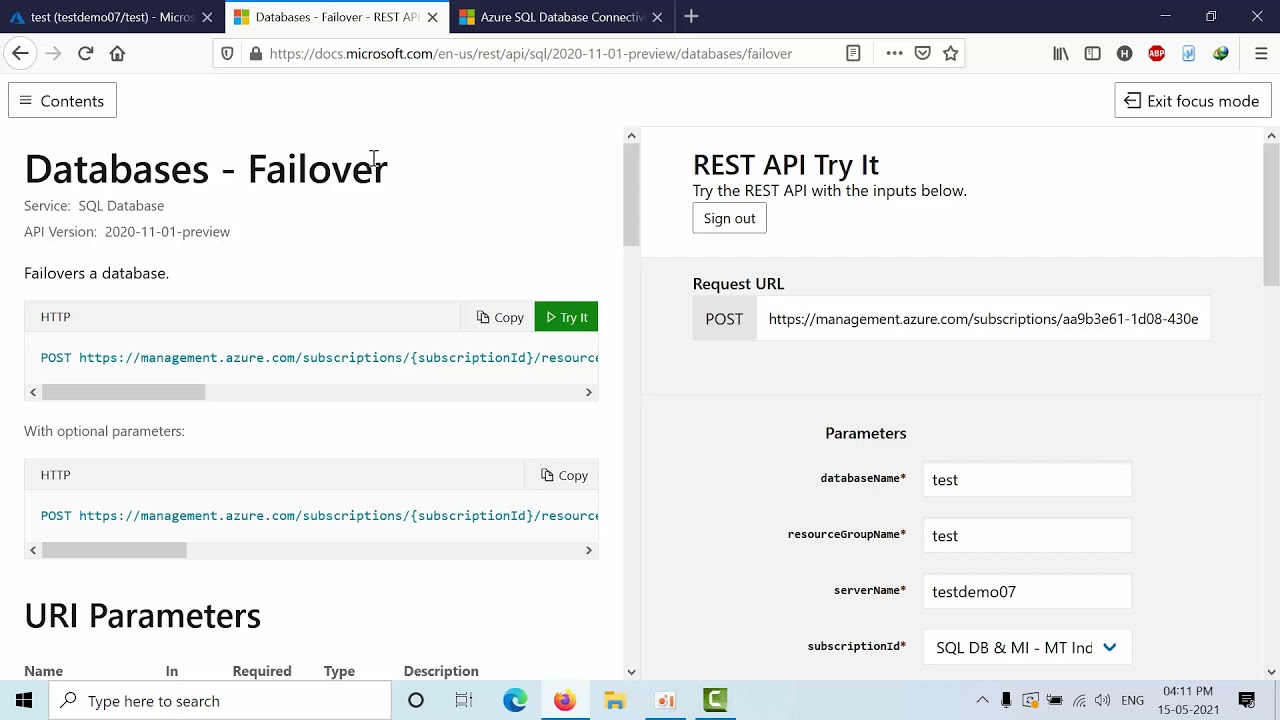 How To Failover Azure SQL Databases From One Node To Another Node