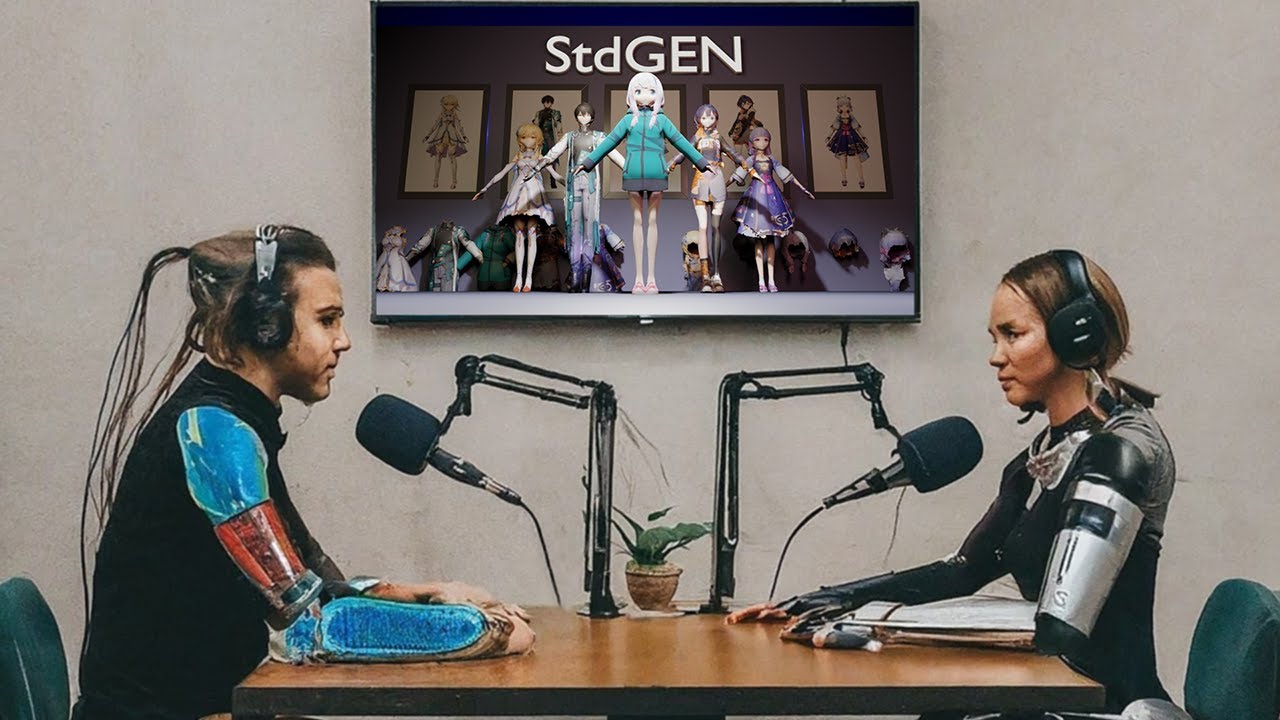 StdGEN: 3D character generation from single images in 3 minutes | A NotebookLM Deep Dive