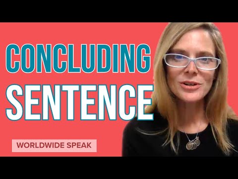 Concluding Sentence | English Writing Skills | 2020
