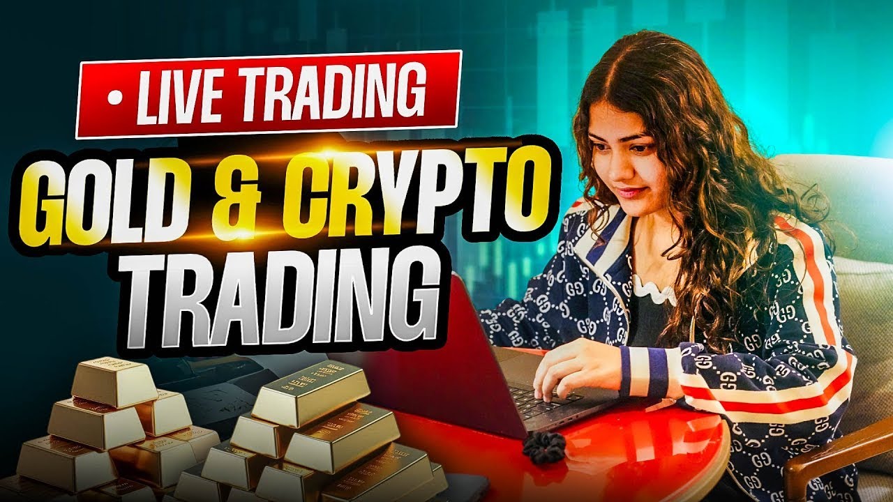 Live Gold, Crypto Trading |   22 April | #goldtrading #cryptotrading #bitcoin - MANSI