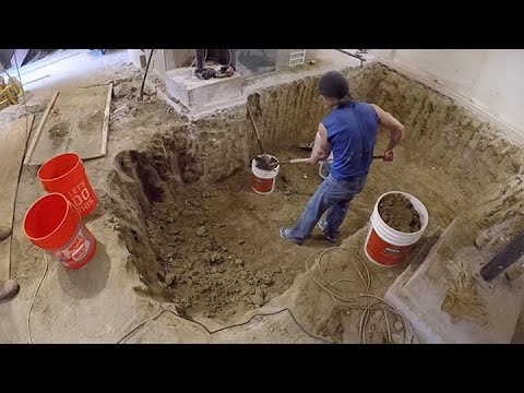 Dig Out Basement - How to Dig Out and Finish Basement Video