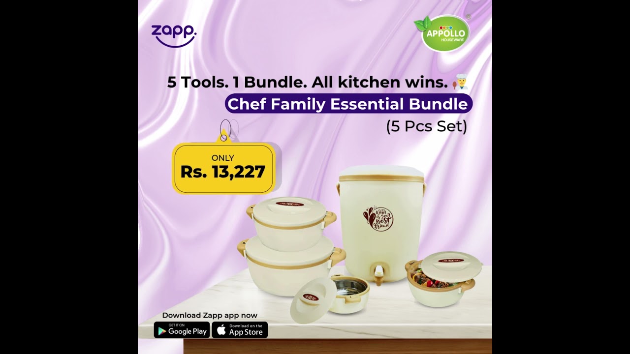 Appollo Houseware Bundle - Zapp