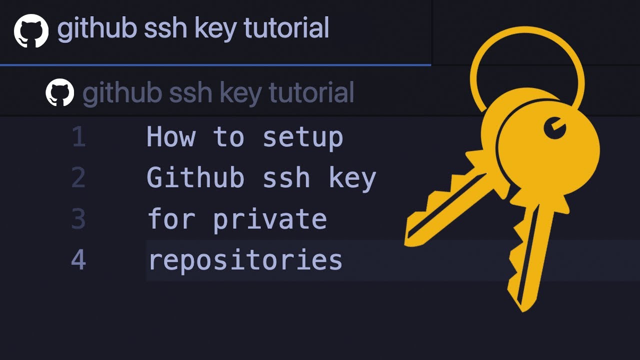 How to setup Github ssh key for private repositories