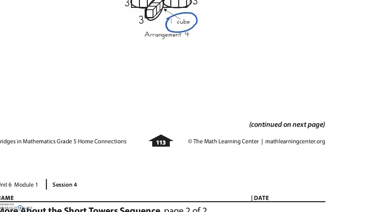 Unit 6 module 1 session 4 HW Video